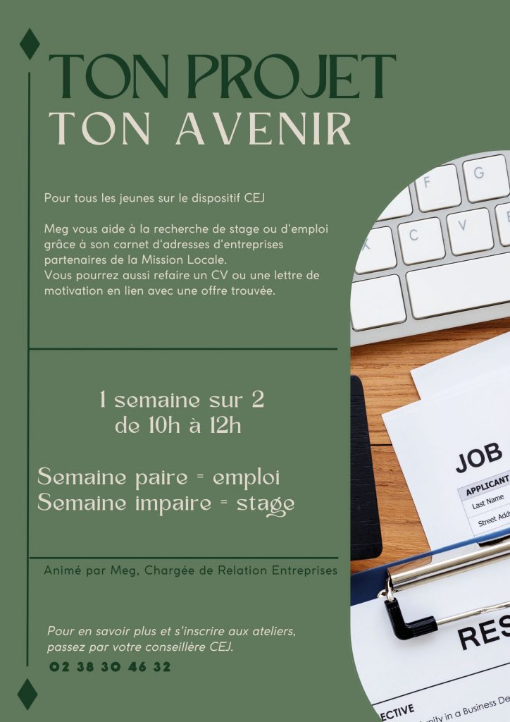 [TON PROJET TON AVENIR!] – Mission Locale du Pithiverais